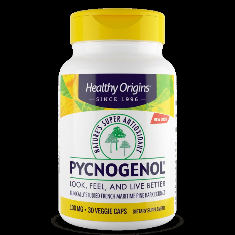 PYCNOGENOL 100mg, 30 kapsler, Healthy Origins | VIVIBENE